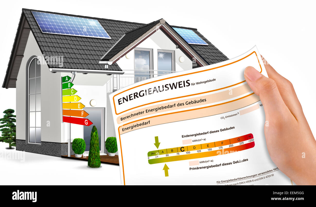 Energy saving certificate hi-res stock photography and images - Alamy