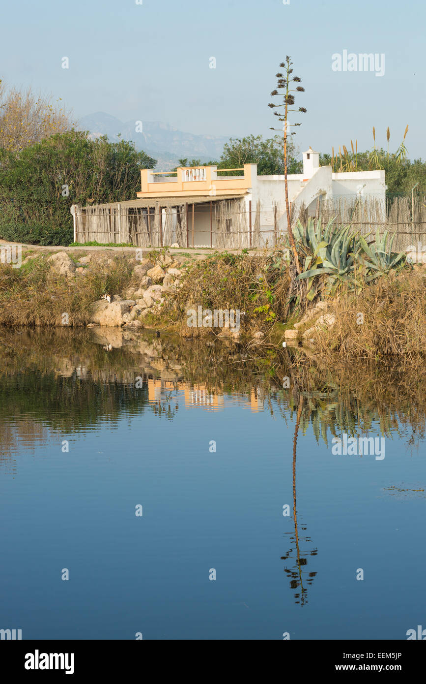 Countryside scene in Albufera natural park, Valencia, Spain Stock Photo ...