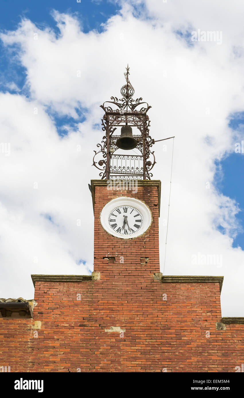 Church tower clock hi-res stock photography and images - Alamy