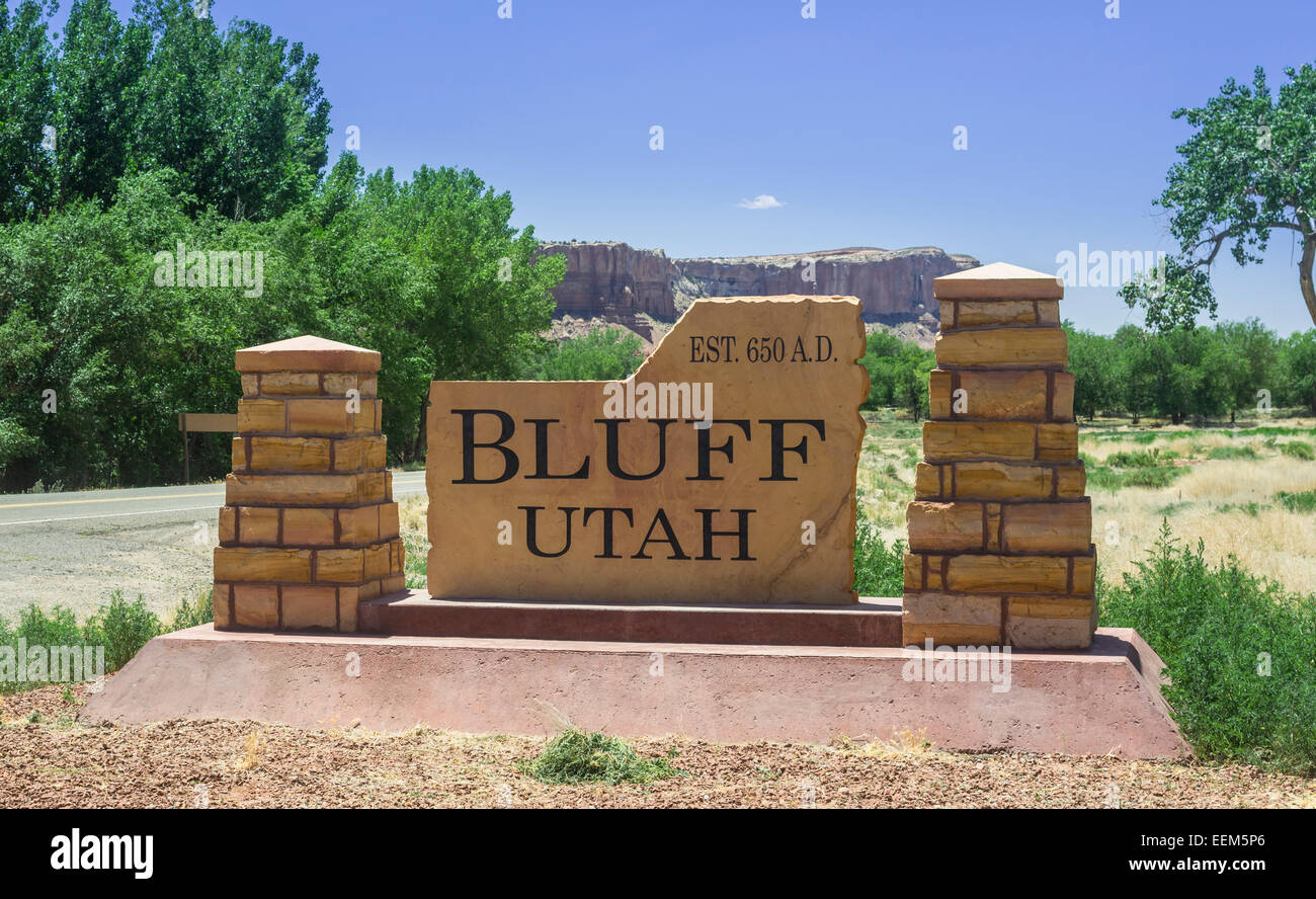 Bluff utah hi-res stock photography and images - Alamy