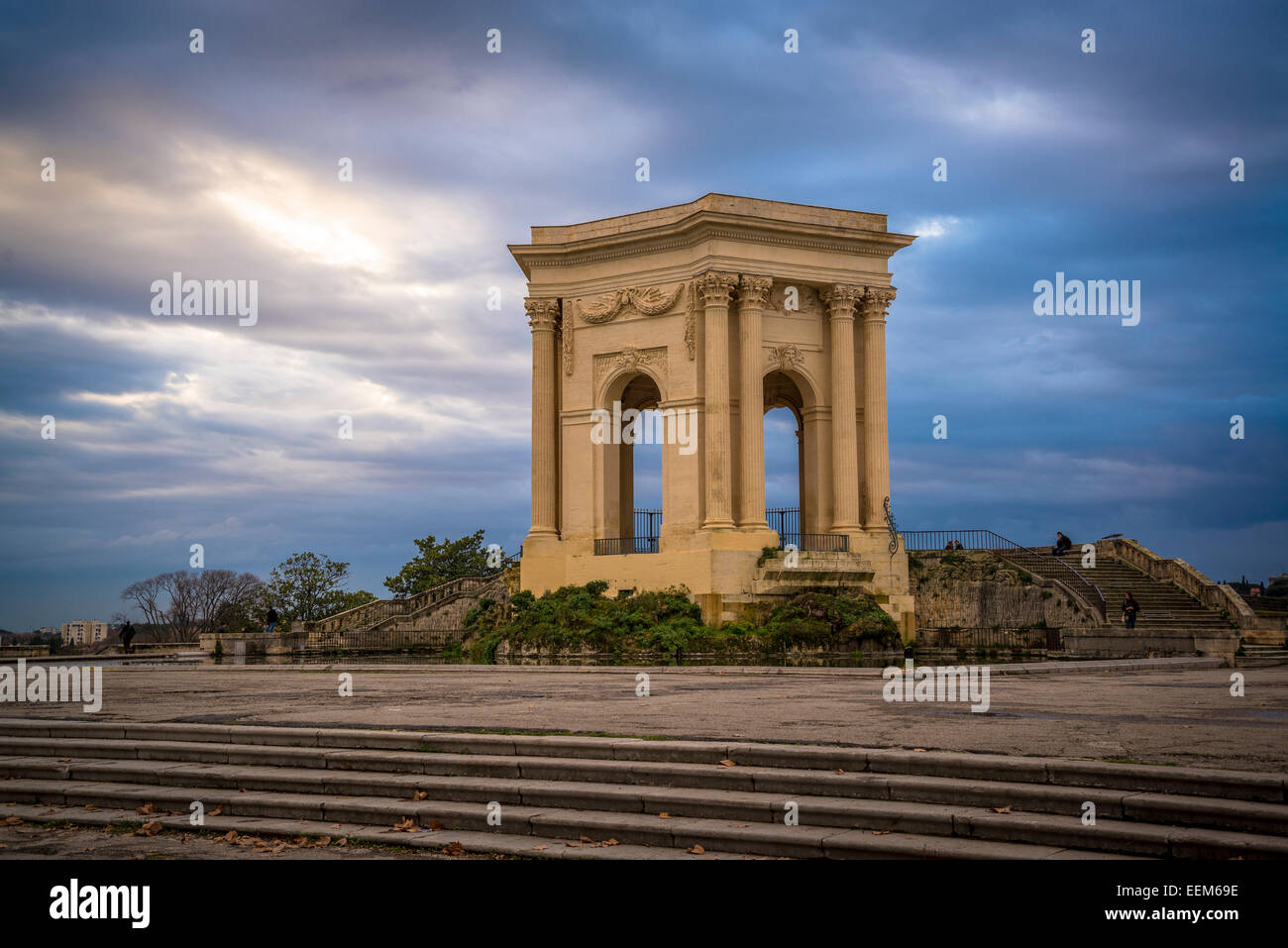 18th century Water tower, Montpellier, France Stock Photo - Alamy