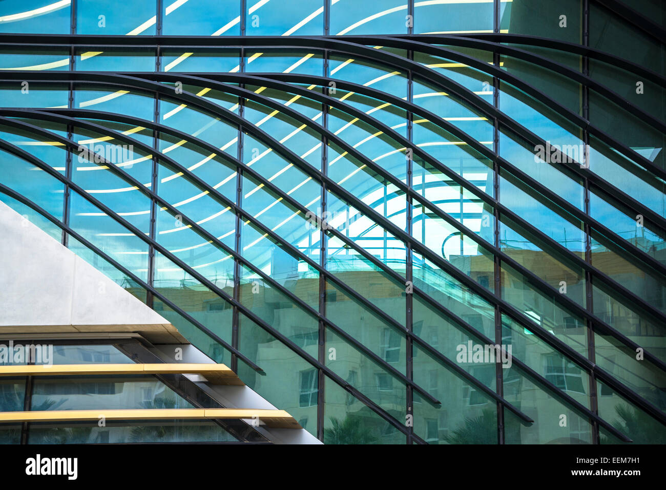 Pierresvives building, Architect Zaha Hadid, Montpellier, France Stock ...
