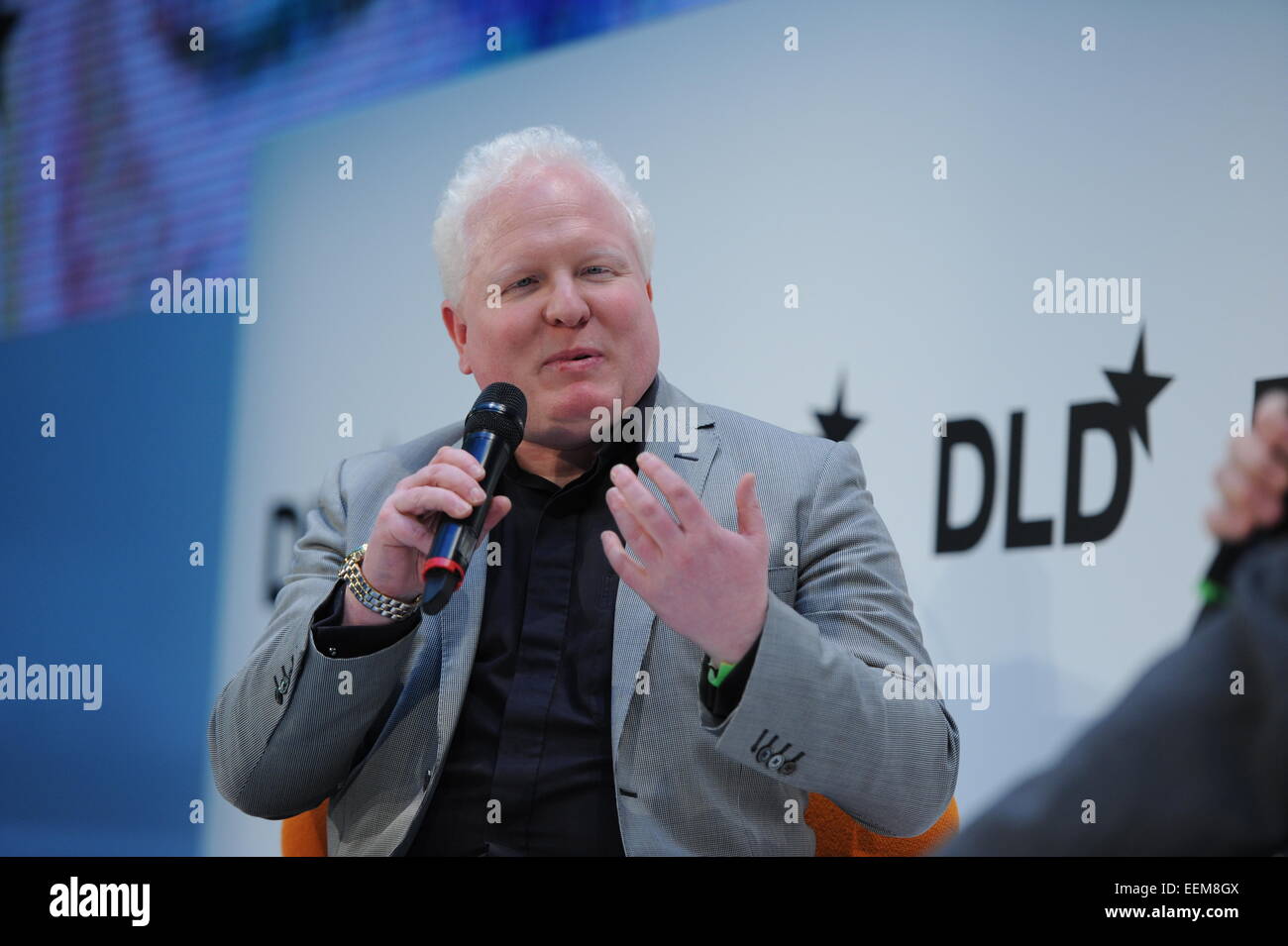 MUNICH/GERMANY - JANUARY 19: Chris Boos (Arago) speaks on a panel ...