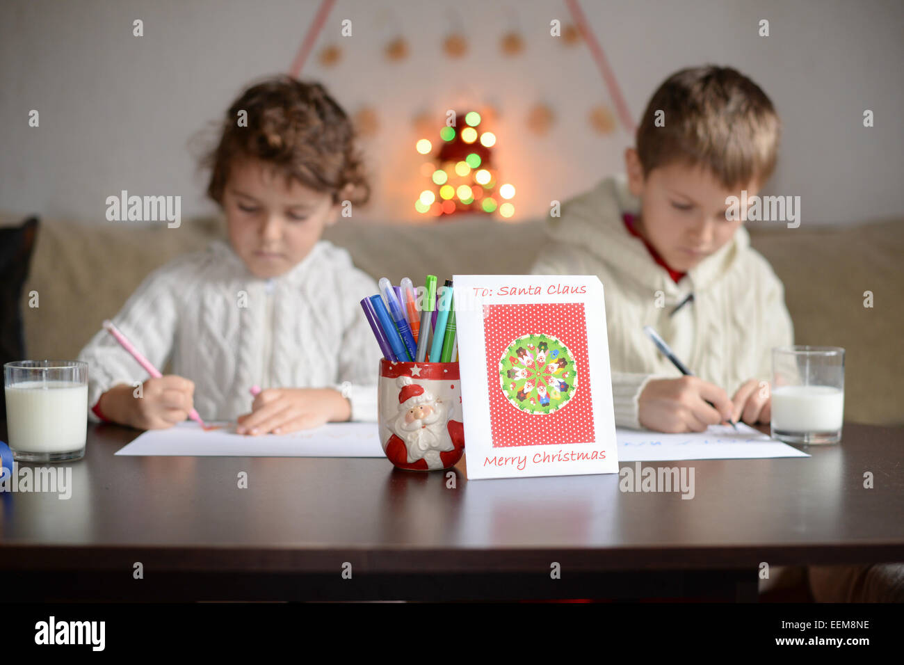 Boy writing letter hi-res stock photography and images - Alamy