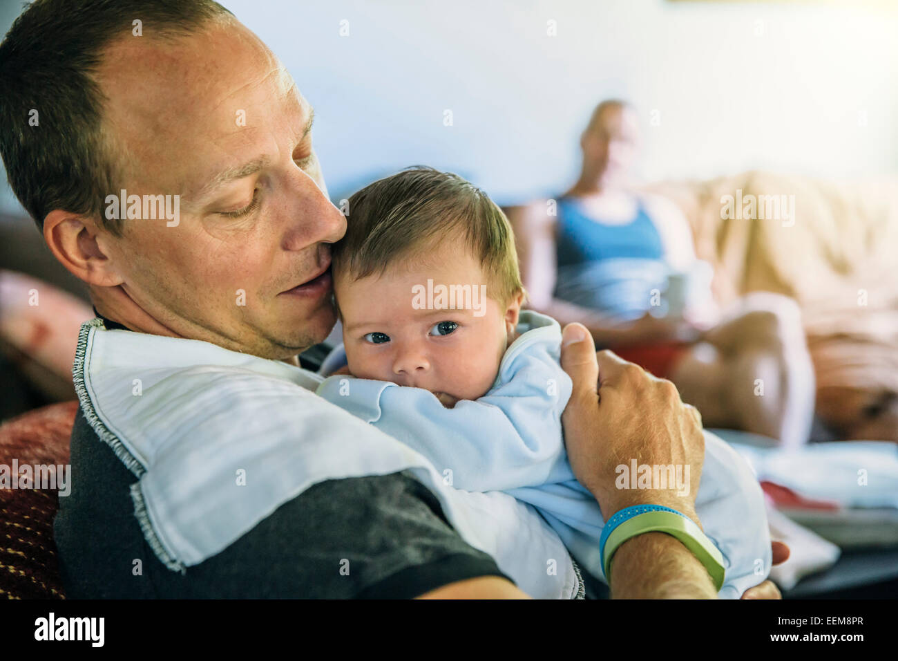 Burping baby hi-res stock photography and images - Alamy