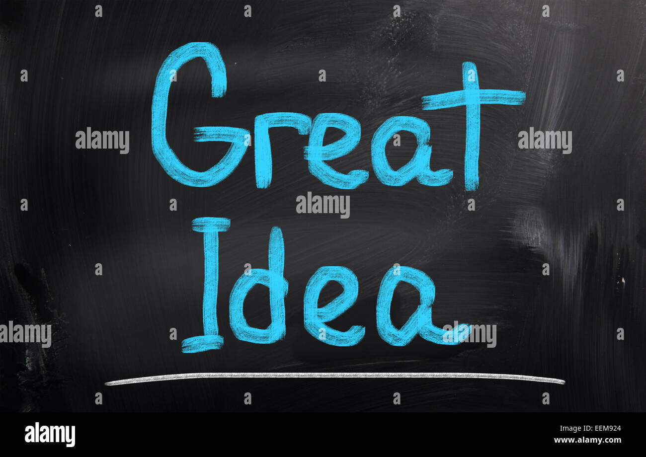 Great Idea Concept Stock Photo - Alamy