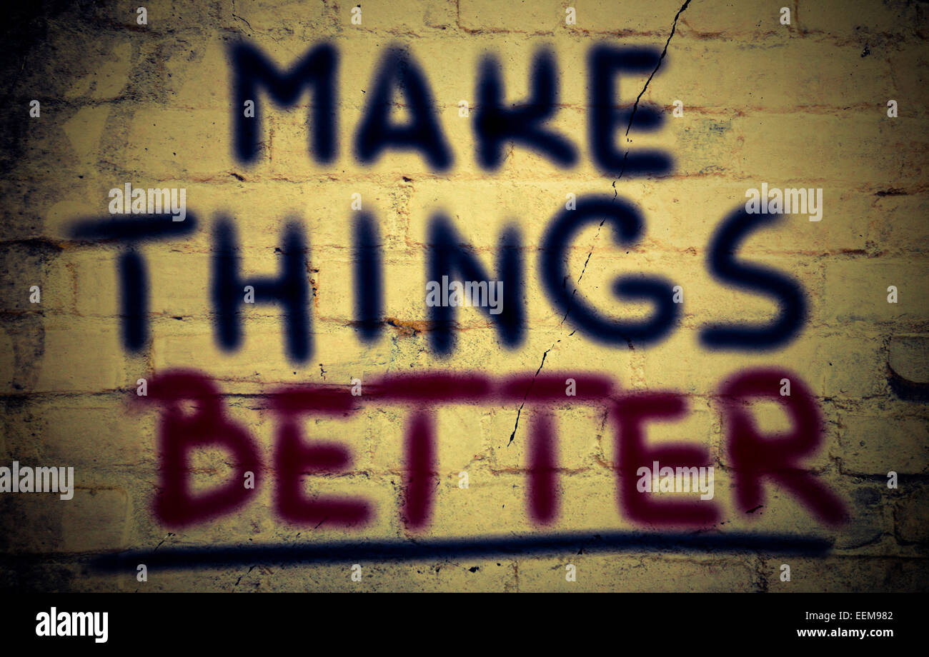 Make Things Better Concept Stock Photo - Alamy