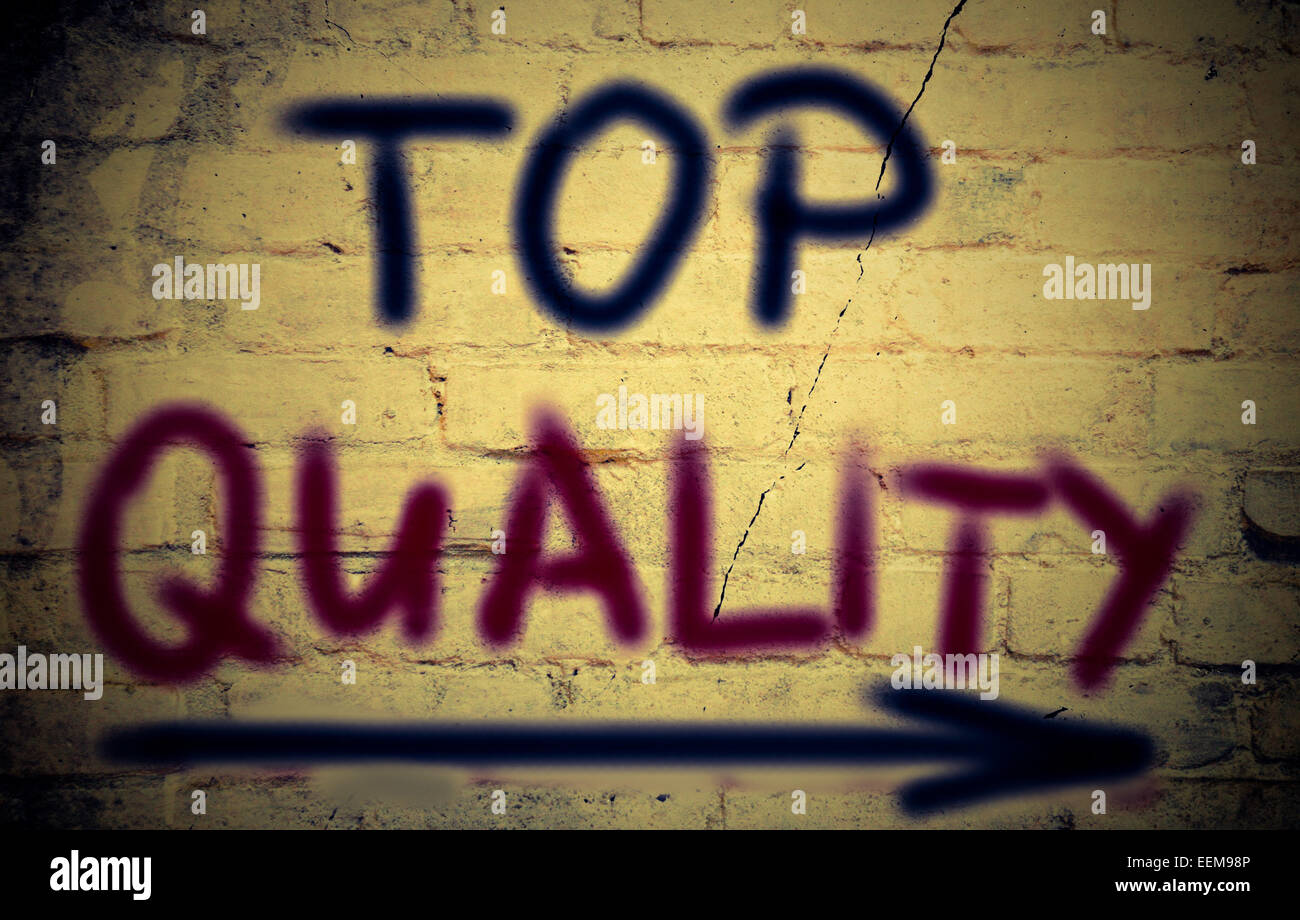 Top Quality Concept Stock Photo - Alamy