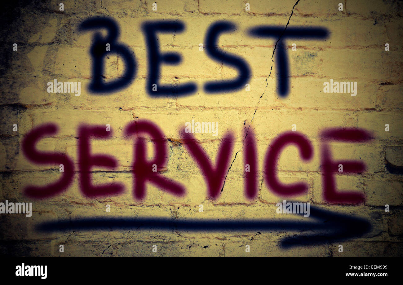 Best Service Concept Stock Photo - Alamy