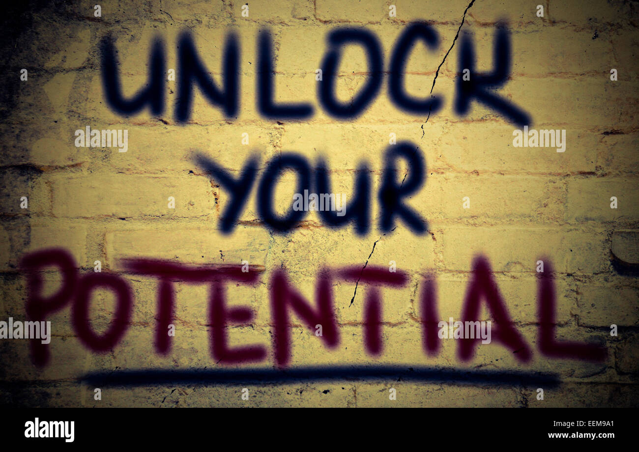 Unlock Your Potential Concept Stock Photo - Alamy