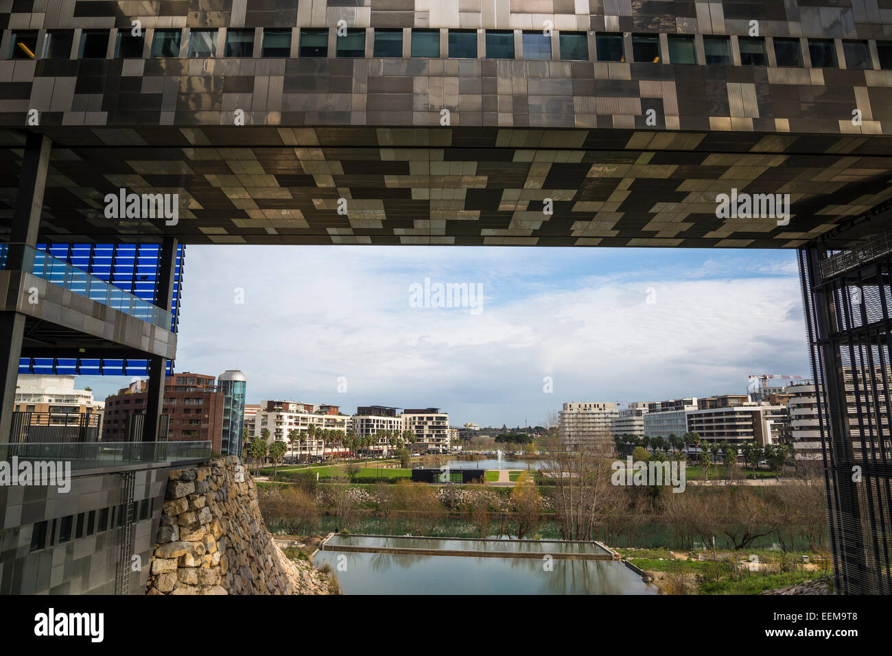 New Hotel de Ville, City Hall, Architect Jean Nouvel, and Port Marianne ...