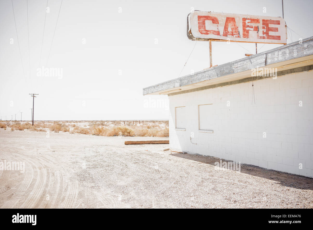 Abandoned cafe on rural hi-res stock photography and images - Alamy
