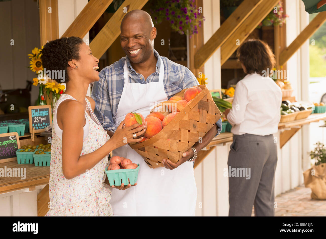 Farmers laughing hi-res stock photography and images - Alamy