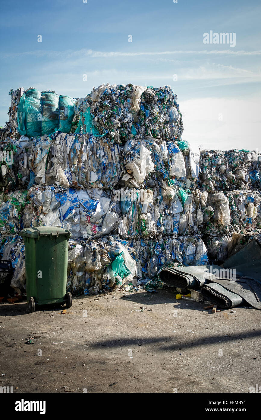 Pile of waste and trash for recycling or safe disposal, Great for ...