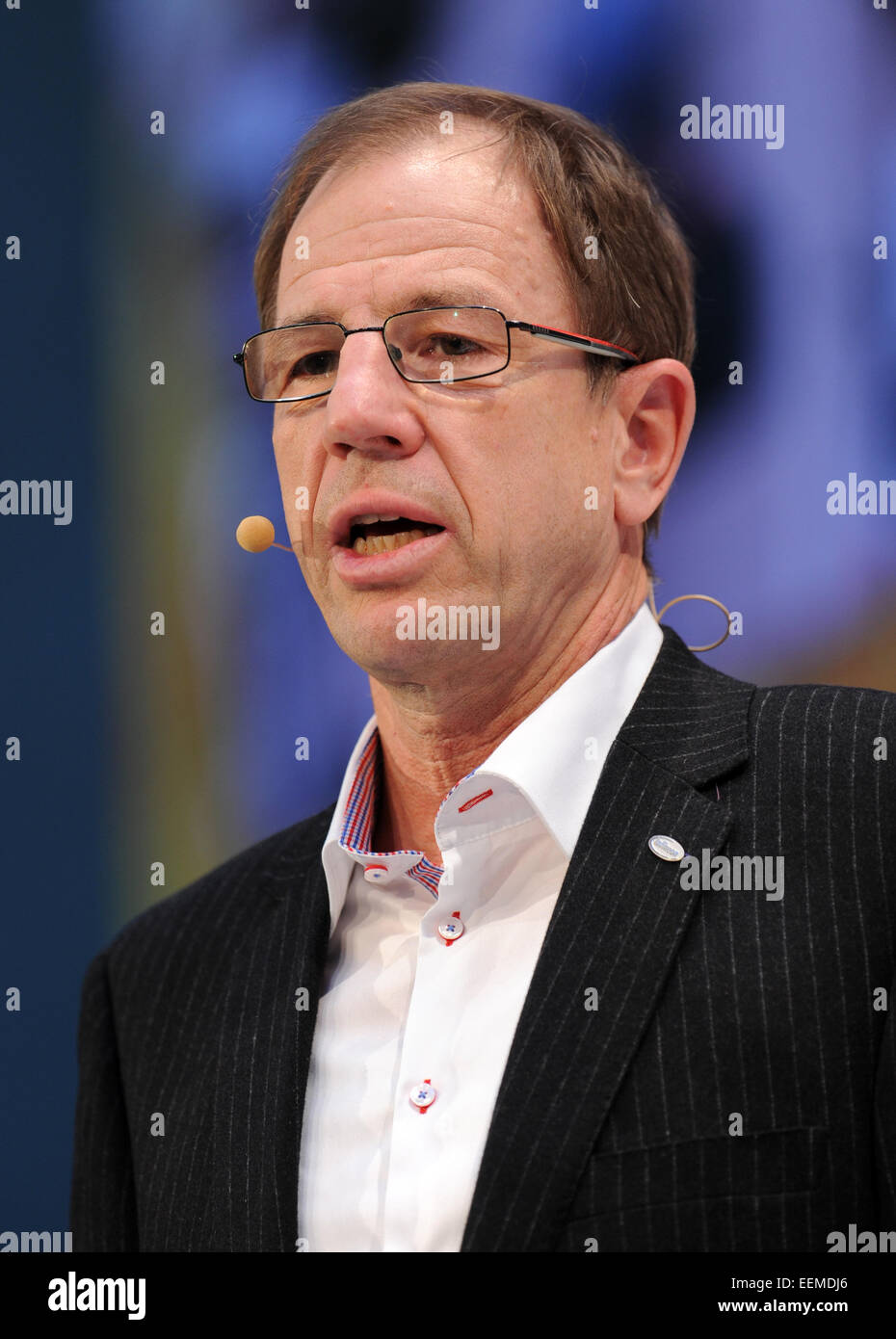 Reinhard Ploss, Vorstandsvorsitzender der Infineon AG, spricht am 19.01 ...