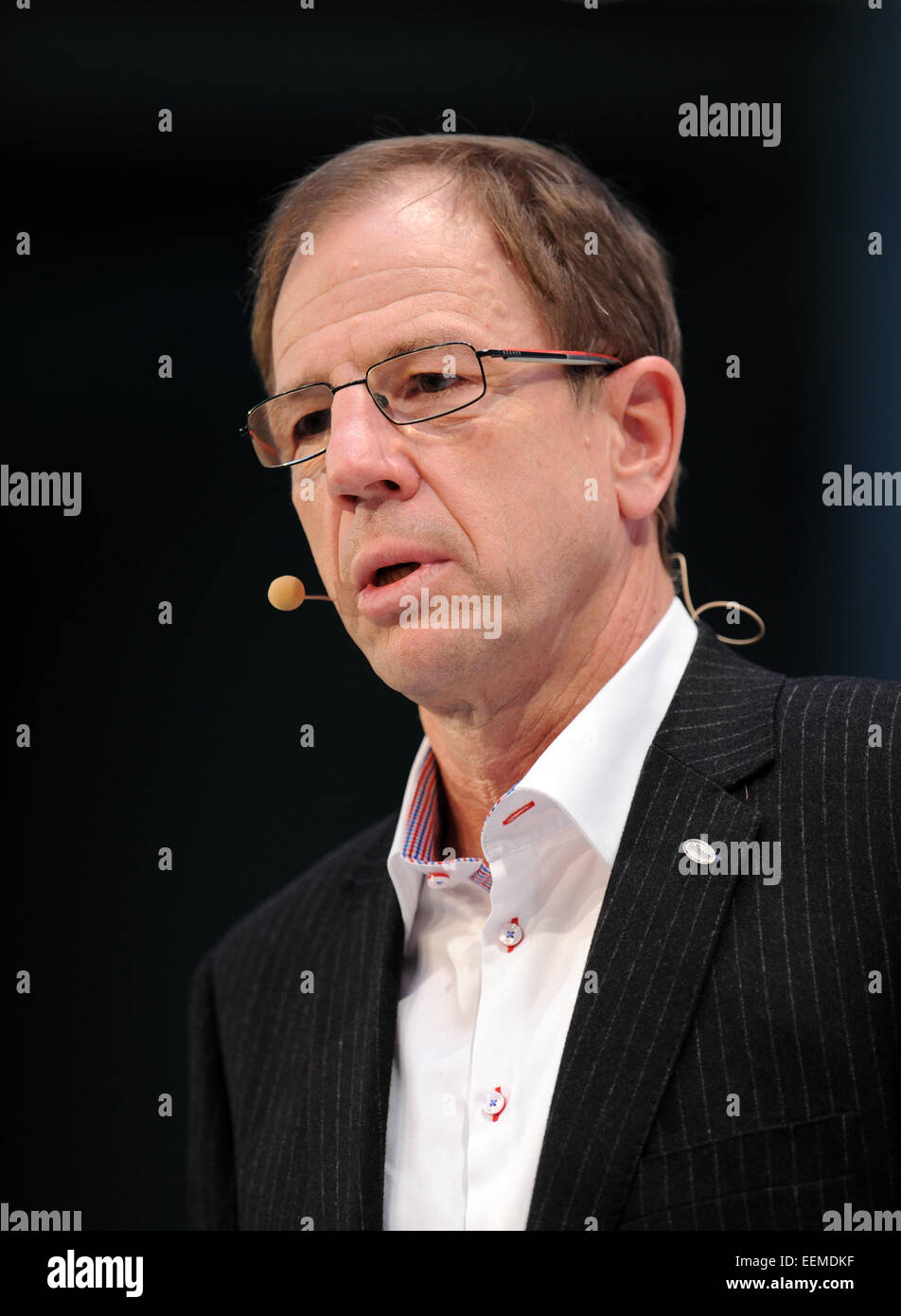 Reinhard Ploss, Vorstandsvorsitzender der Infineon AG, spricht am 19.01 ...