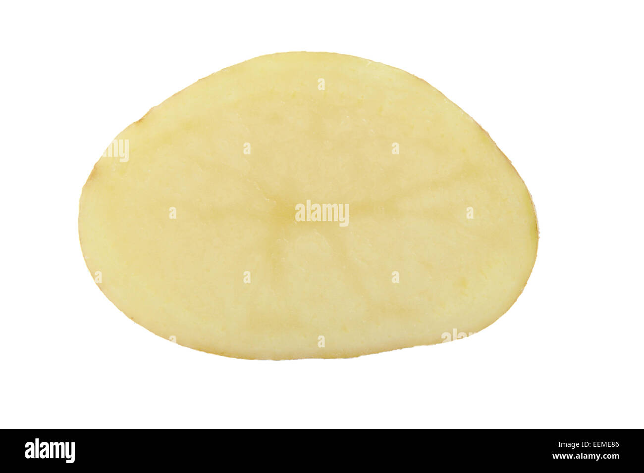Half potato isolated on white background Stock Photo - Alamy