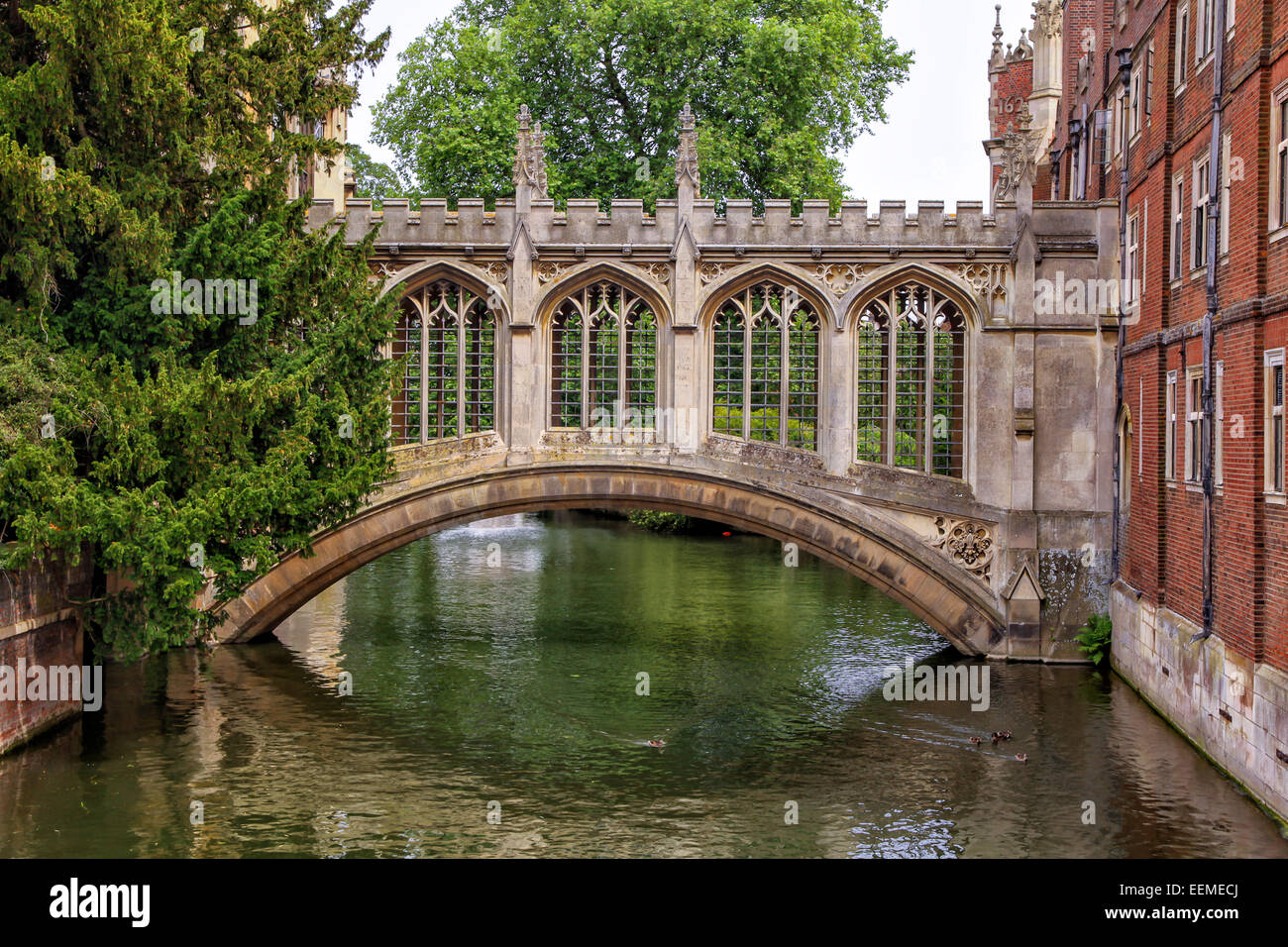 The famous bridge of sighs at Cambridge university Stock Photo - Alamy