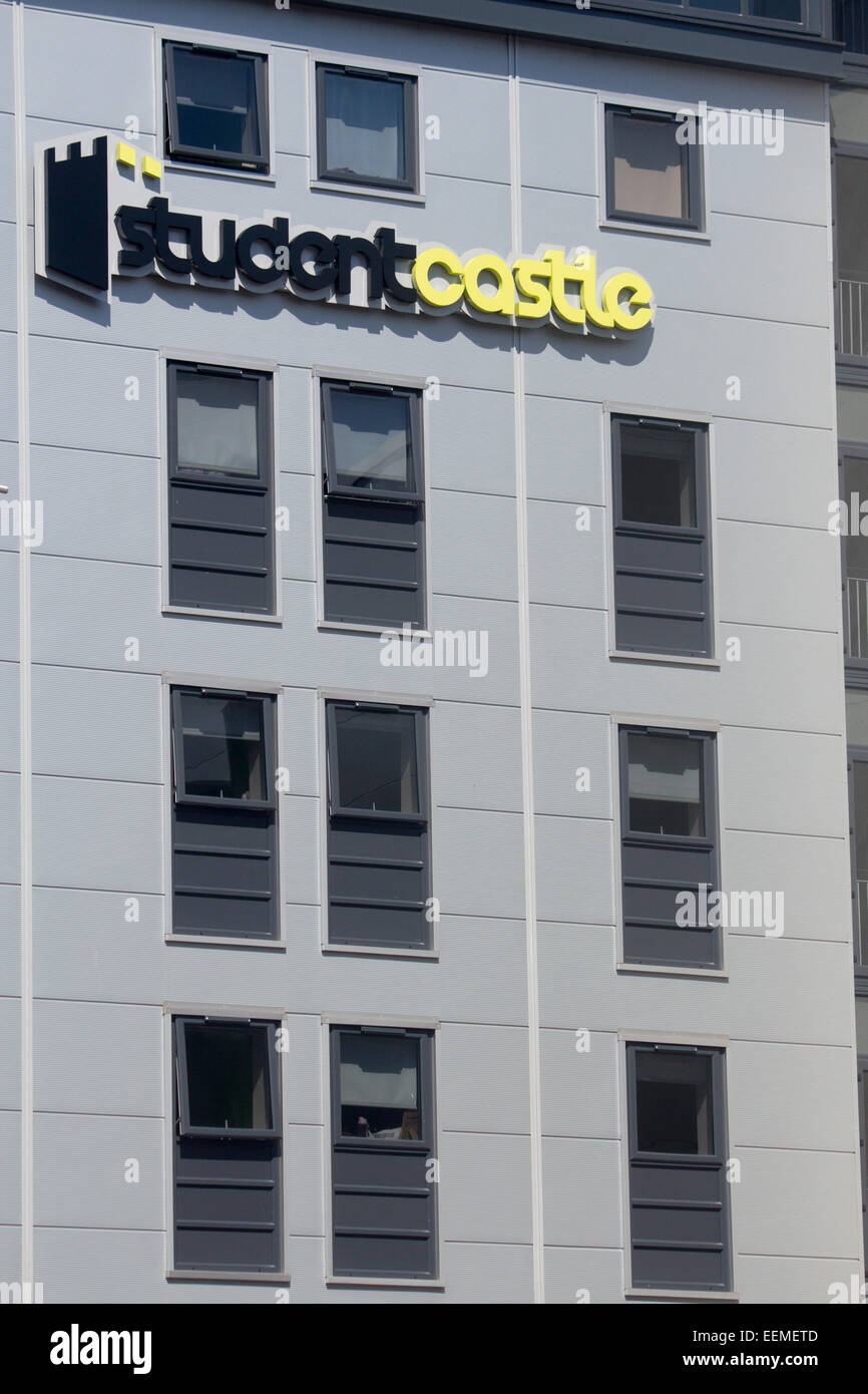 Student Castle Purpose-built student accommodation tower block of flats ...