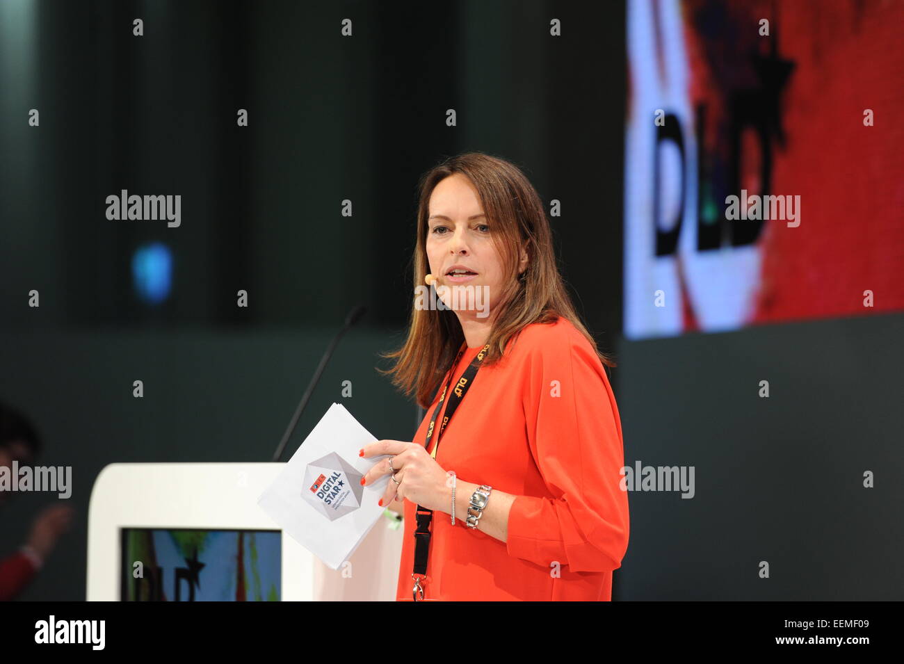 MUNICH/GERMANY - JANUARY 19: Susann Remke (FOCUS Magazine) introduces ...