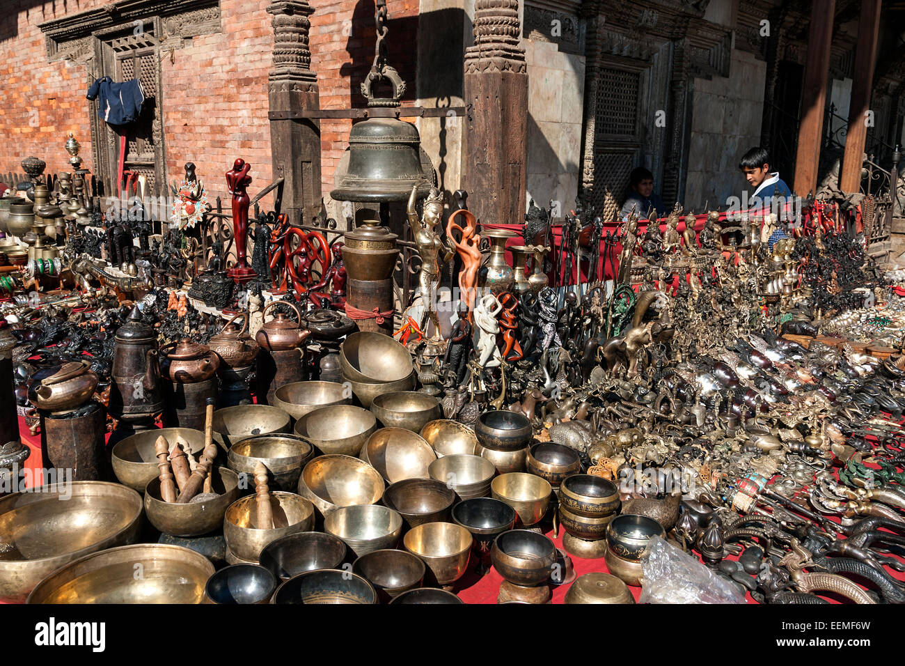 Souvenir shop, Durbar Square, Patan, Nepal Stock Photo - Alamy