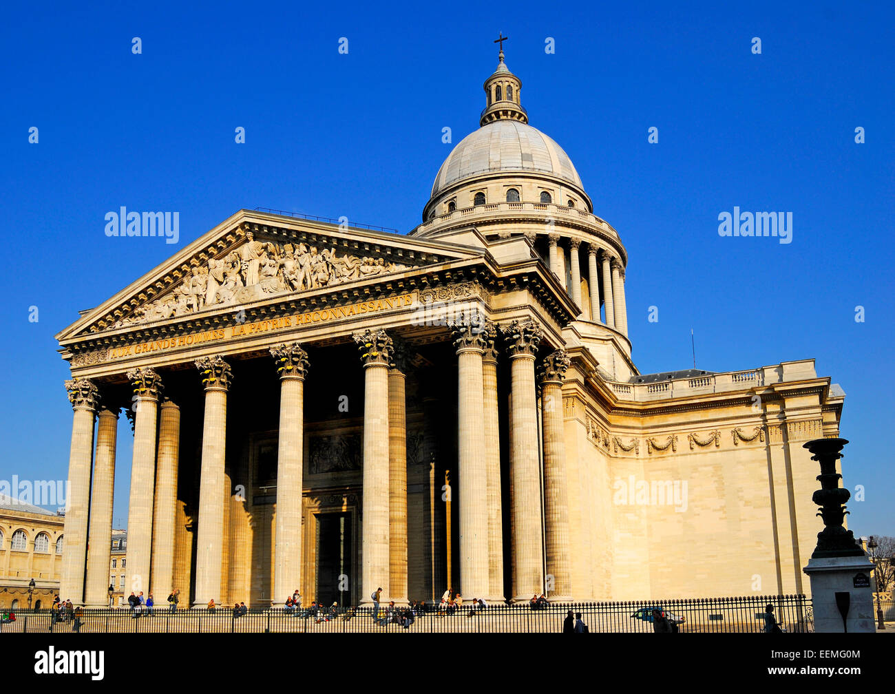Paris, France. The Pantheon (1790; Jacques-Germain Soufflot Stock Photo ...