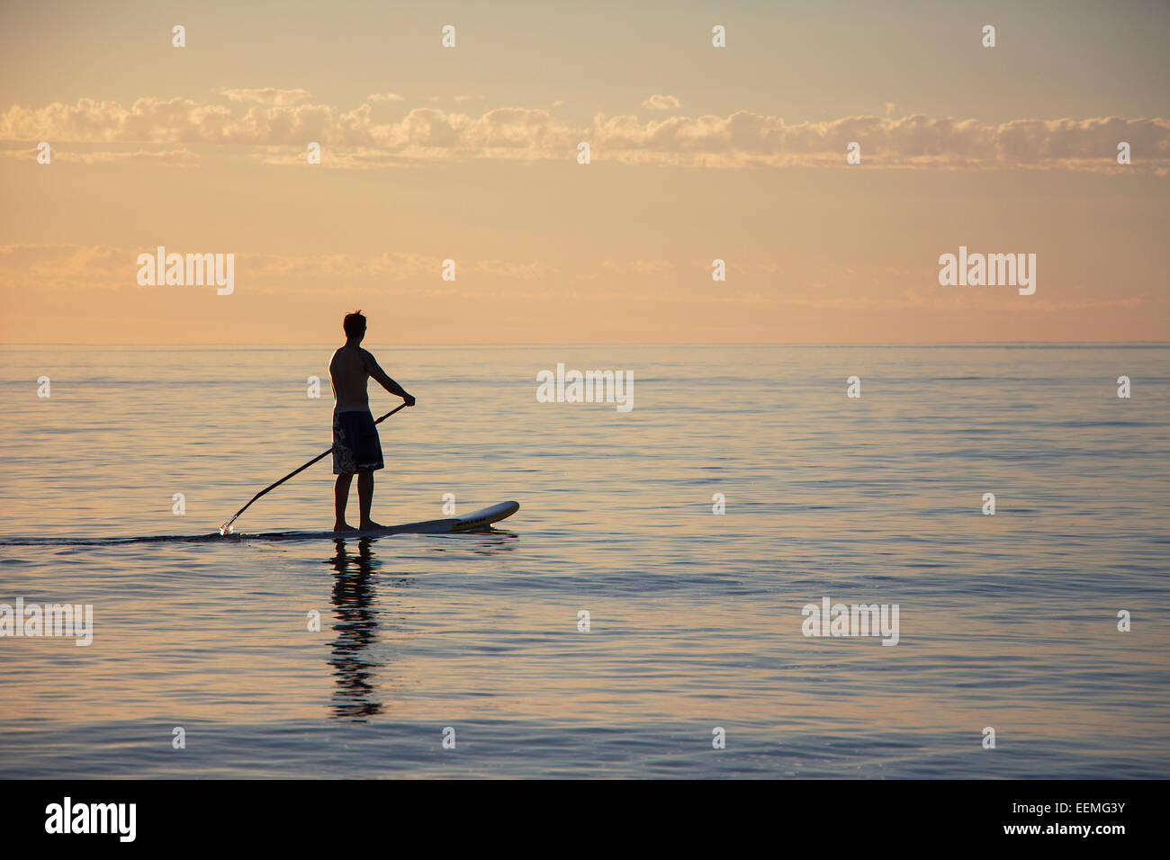 Stand Up Paddle boarding Stock Photo - Alamy