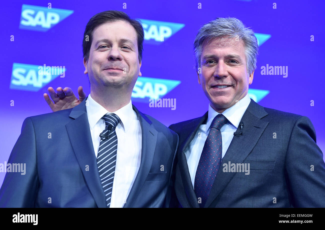 Walldorf, Germany. 20th Jan, 2015. The CEO of software company SAP ...