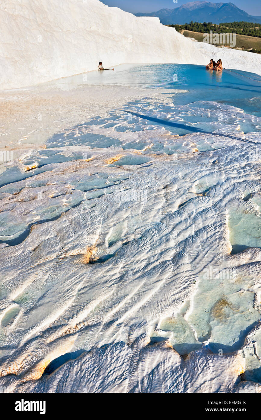Pamukkale travertine terraces hi-res stock photography and images - Alamy