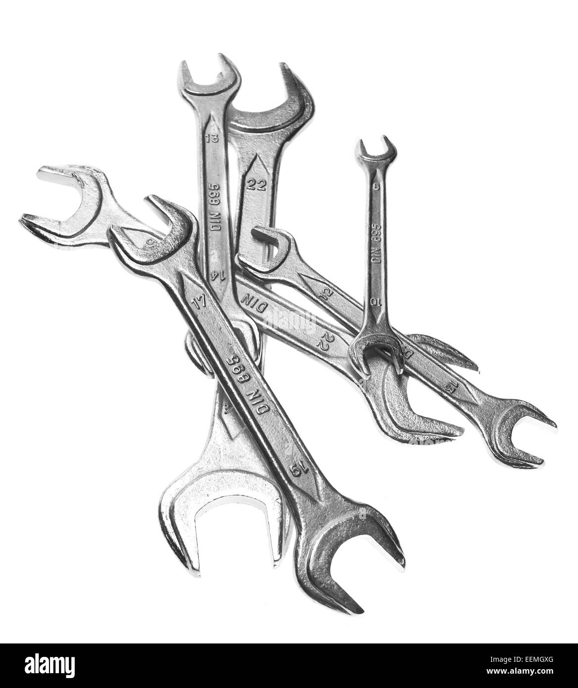 set of spanners Stock Photo - Alamy