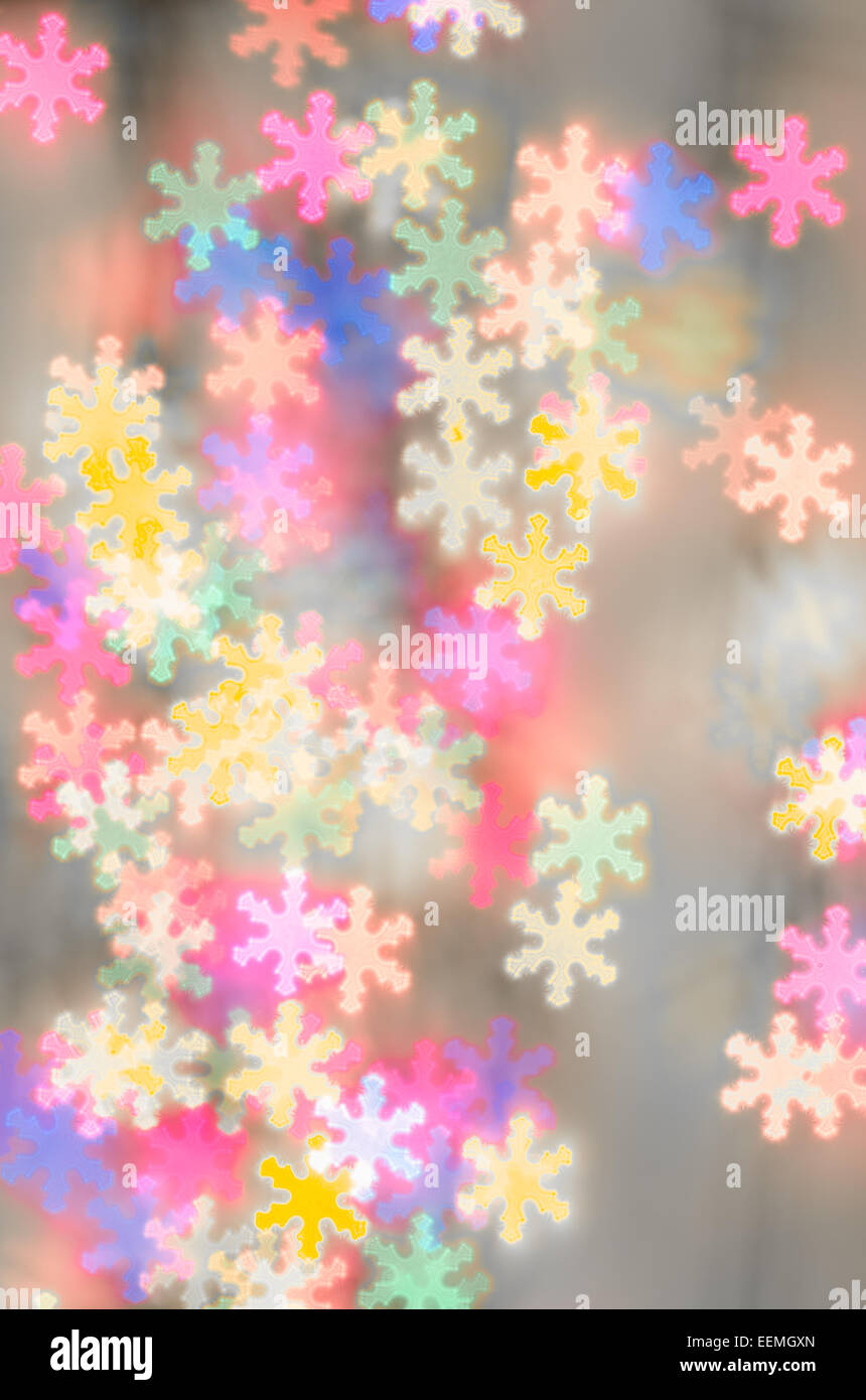 Winter holiday abstract background with snowflake shapes Stock Photo ...
