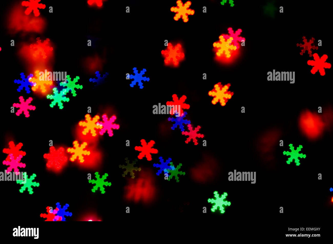Winter holiday abstract background with snowflake shapes Stock Photo ...