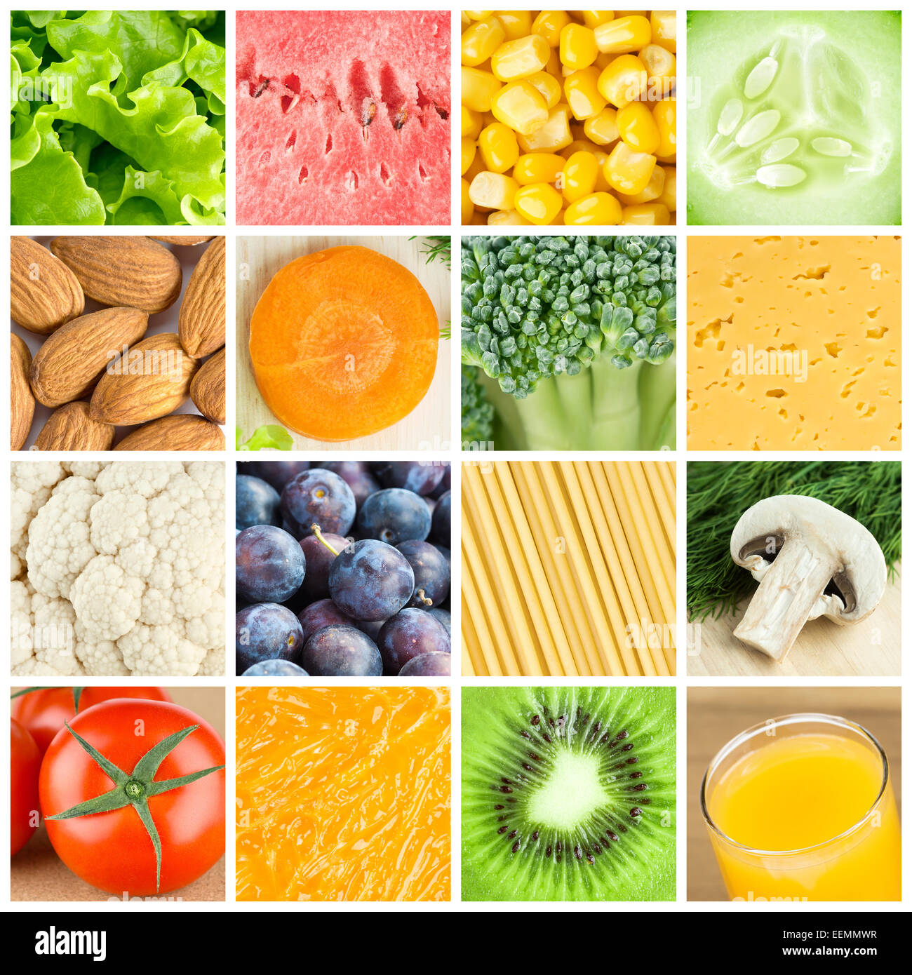 Collection of healthy food backgrounds. Food concept Stock Photo - Alamy