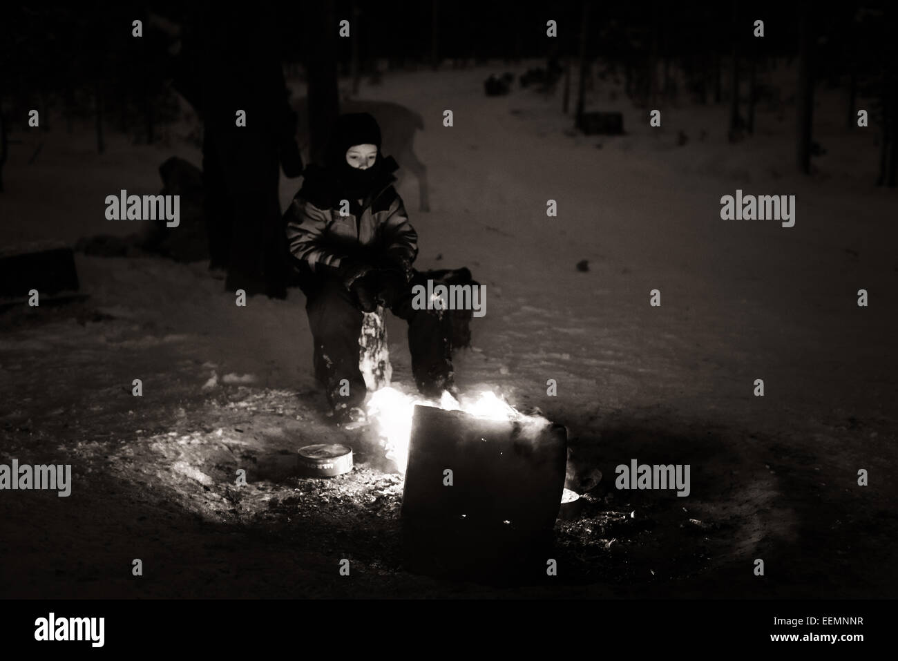 Keeping the fire hi-res stock photography and images - Alamy