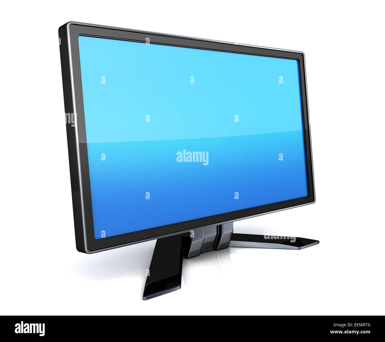 New computer monitor (done in 3d Stock Photo - Alamy