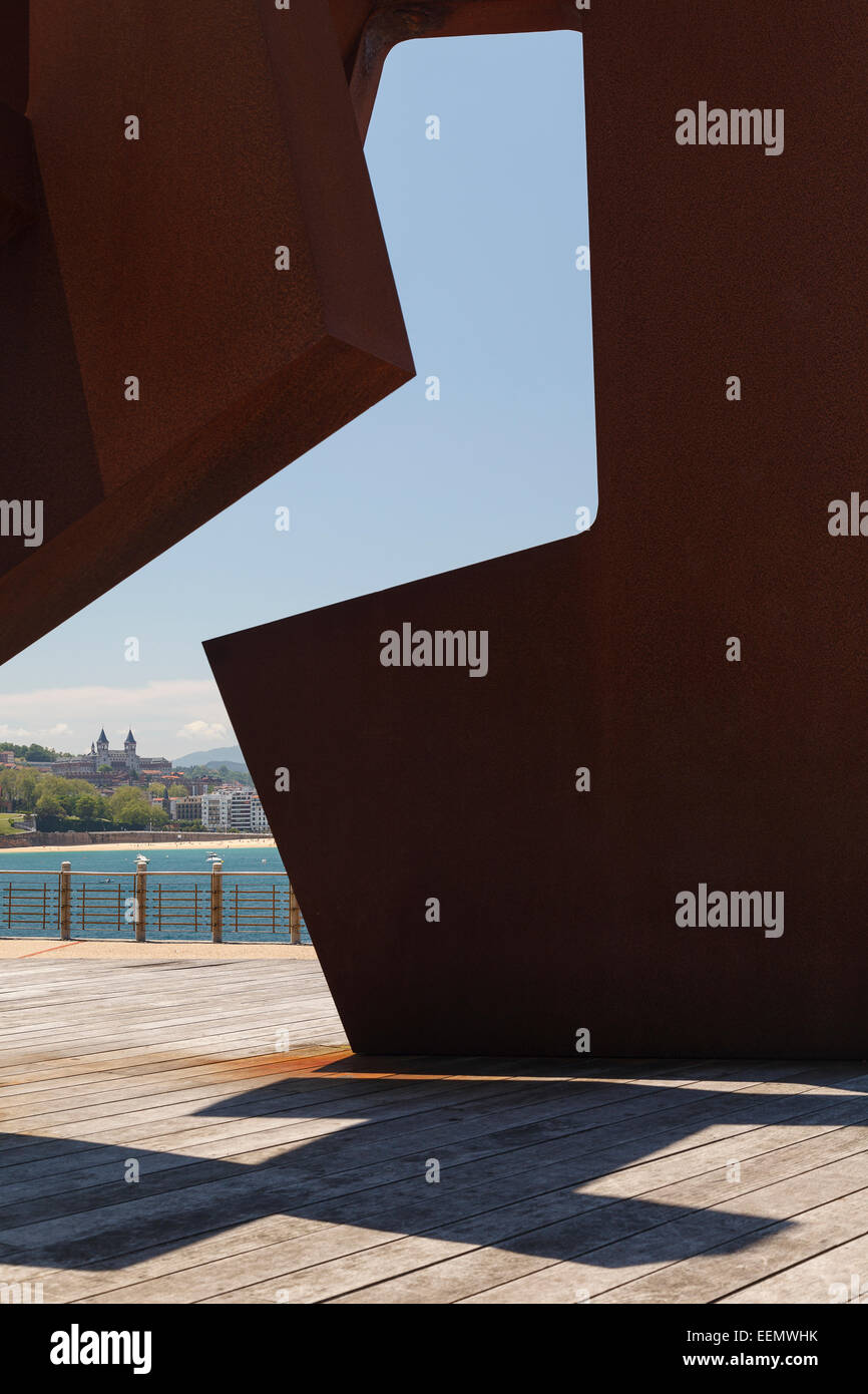 Jorge Oteiza sculpture. Donostia. San Sebastian. Euskadi. Vasque ...