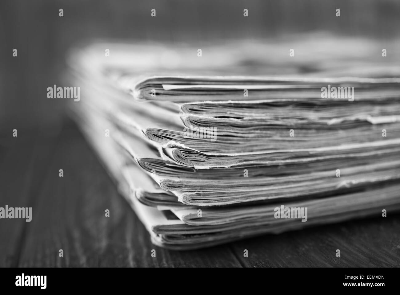 Magazines Black and White Stock Photos & Images - Alamy