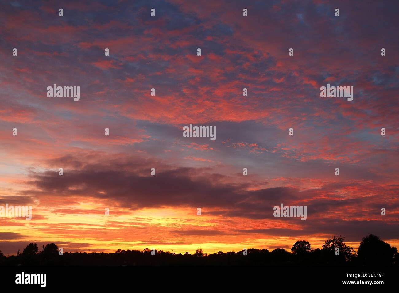 Colourful clouds after sunset hi-res stock photography and images - Alamy