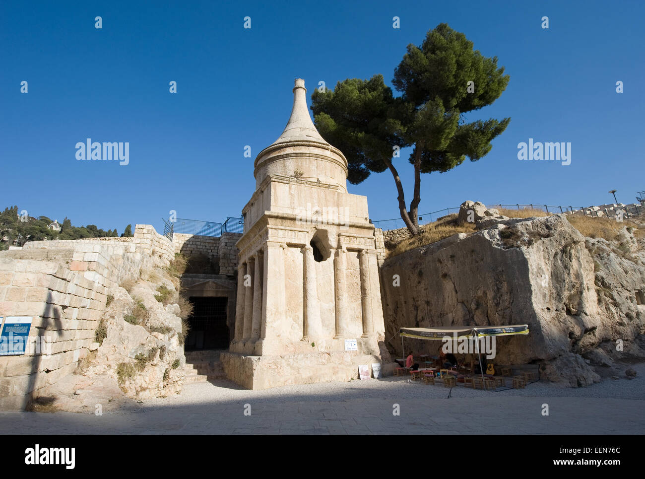 This is the tomb of Avshalom (Absalom), son of king David, on the foot ...
