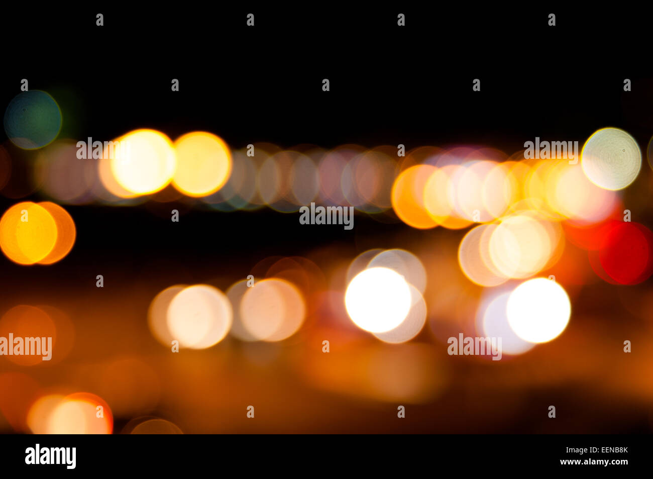 Colourful abstract of round circles of light Stock Photo - Alamy