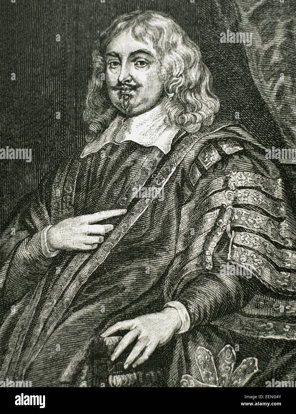 Edward Hyde, 1st Earl of Clarendon (1609-1674). English statesman ...