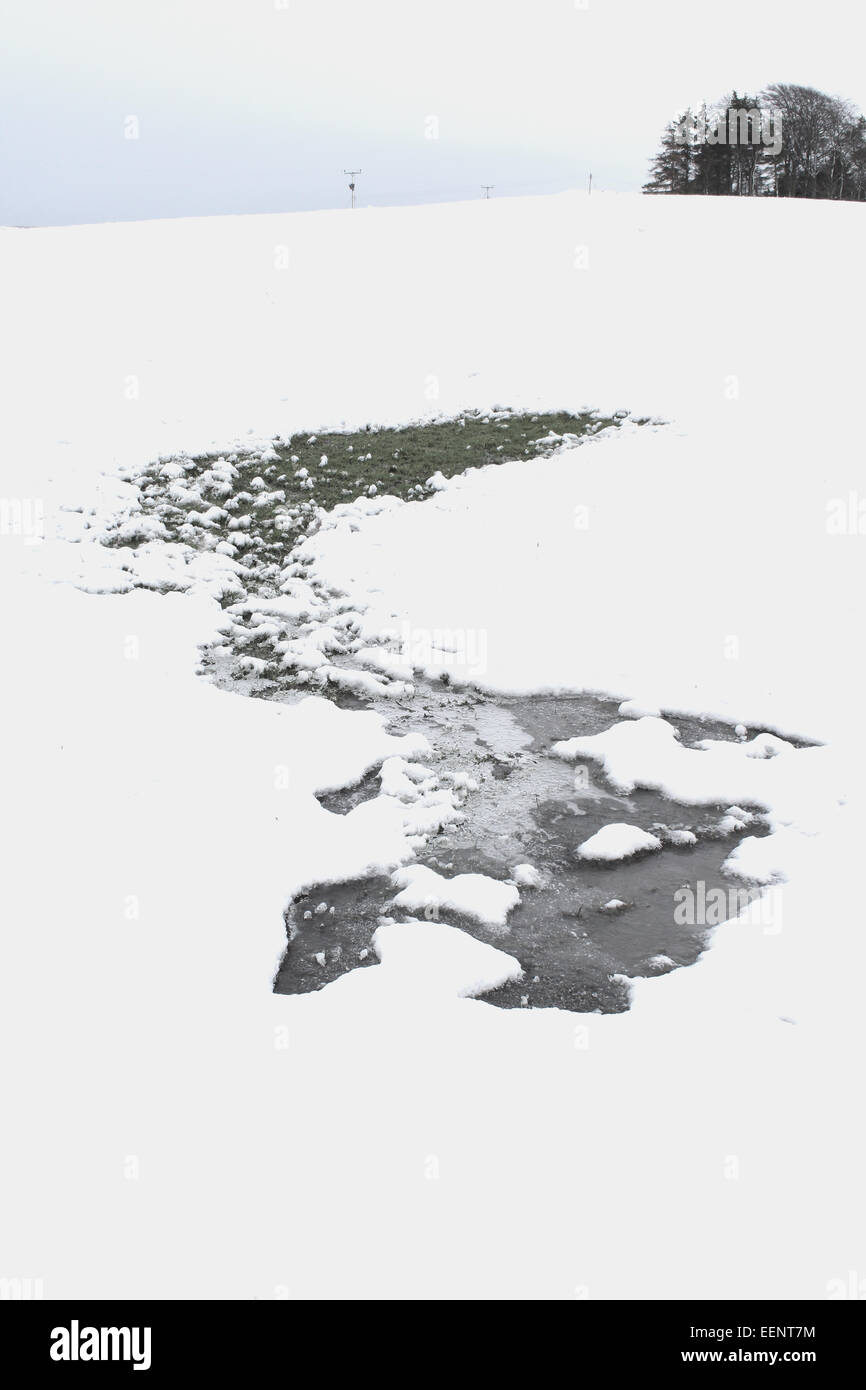 Puddle snow hi-res stock photography and images - Alamy