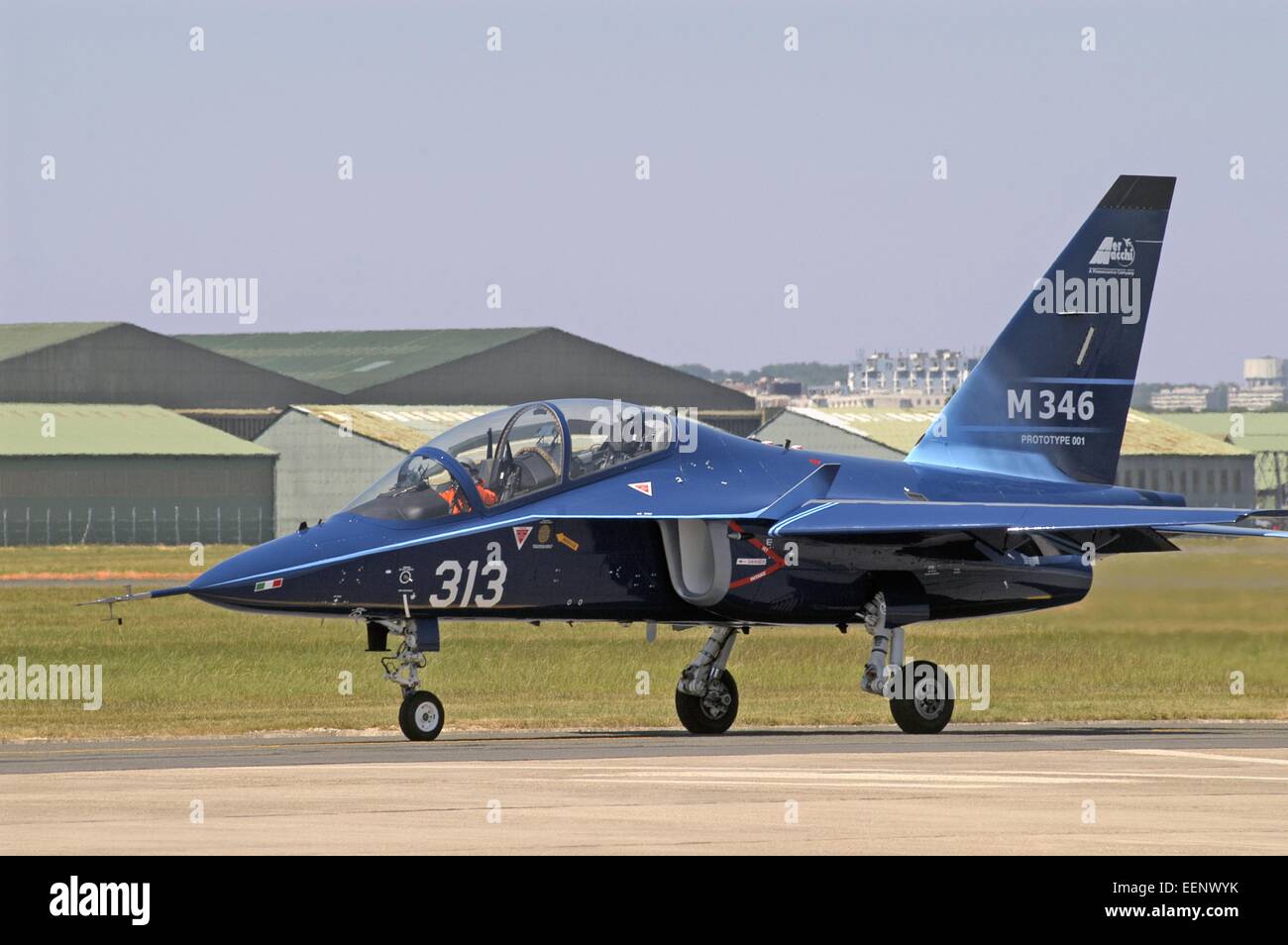 advanced military training aircraft Aermacchi M 346 Stock Photo - Alamy