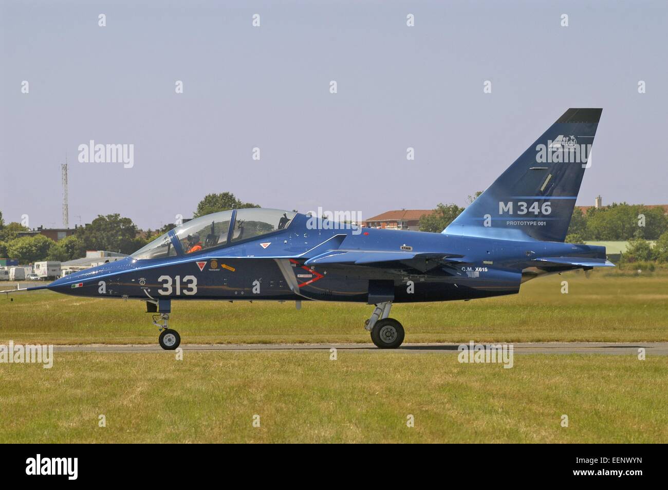advanced military training aircraft Aermacchi M 346 Stock Photo - Alamy