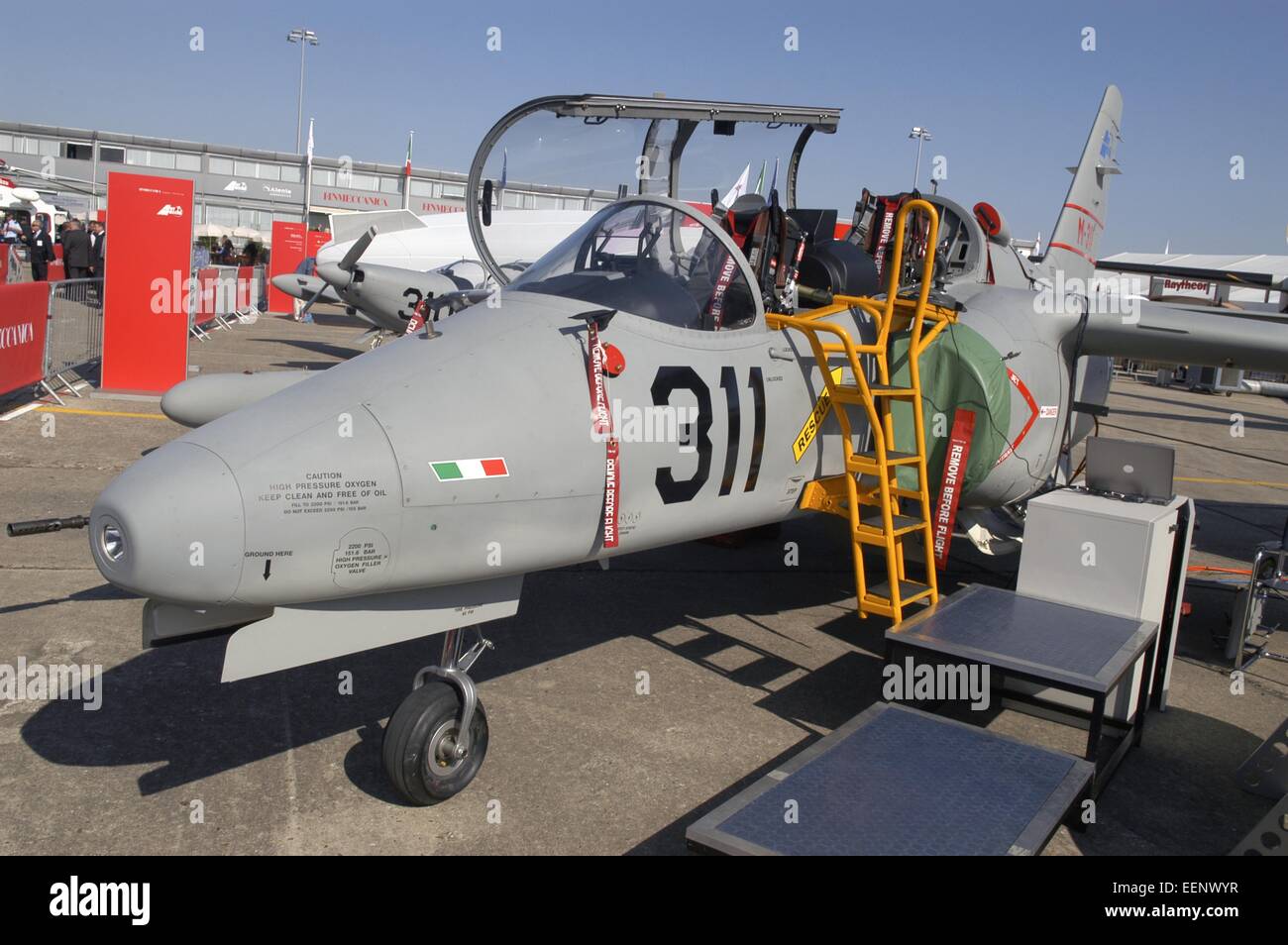 Aermacchi M-311 basic jet trainer and light combat aircraft Stock Photo ...