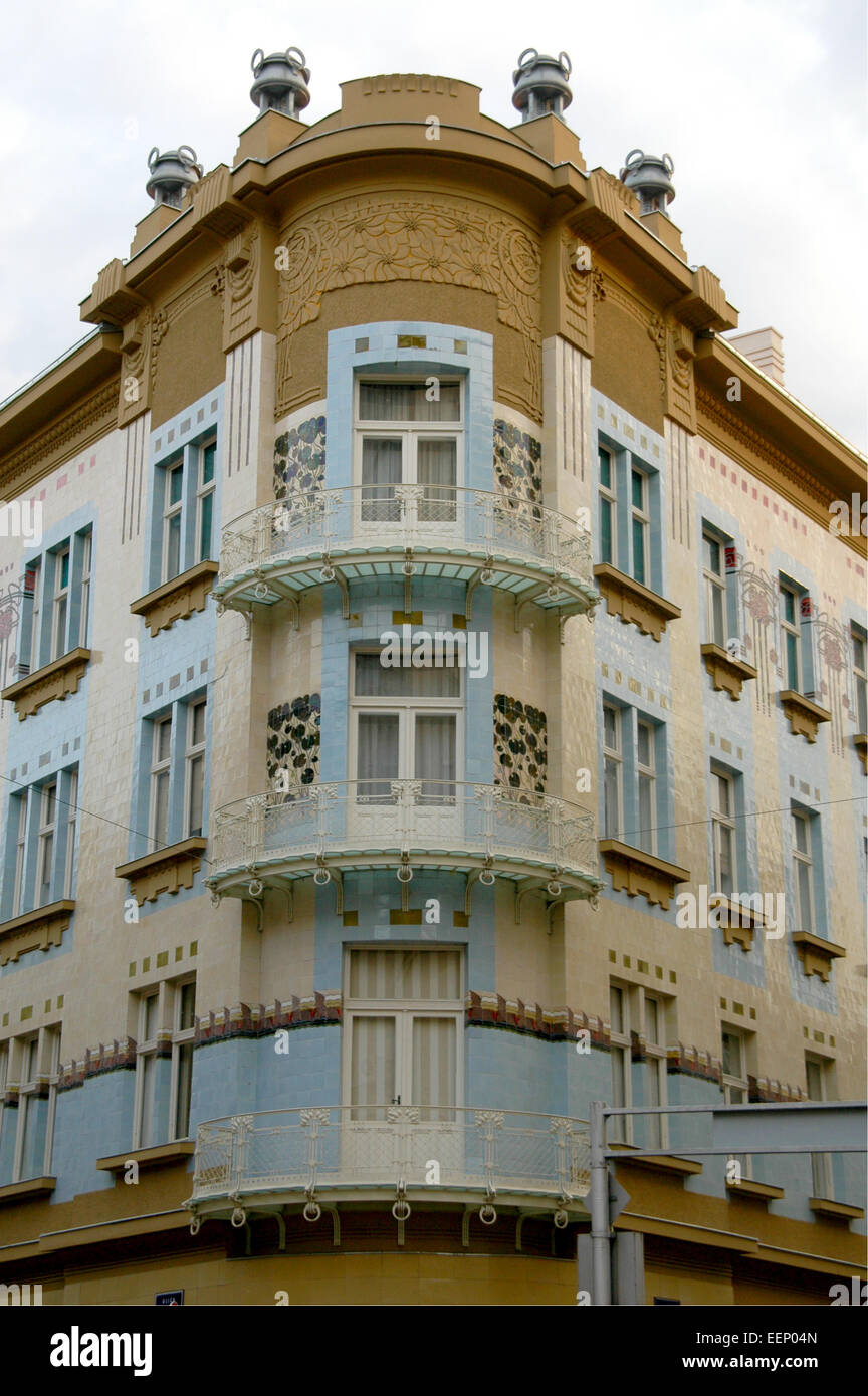 Street scene and architecture of Zagreb, Capital of Croatia Stock Photo ...