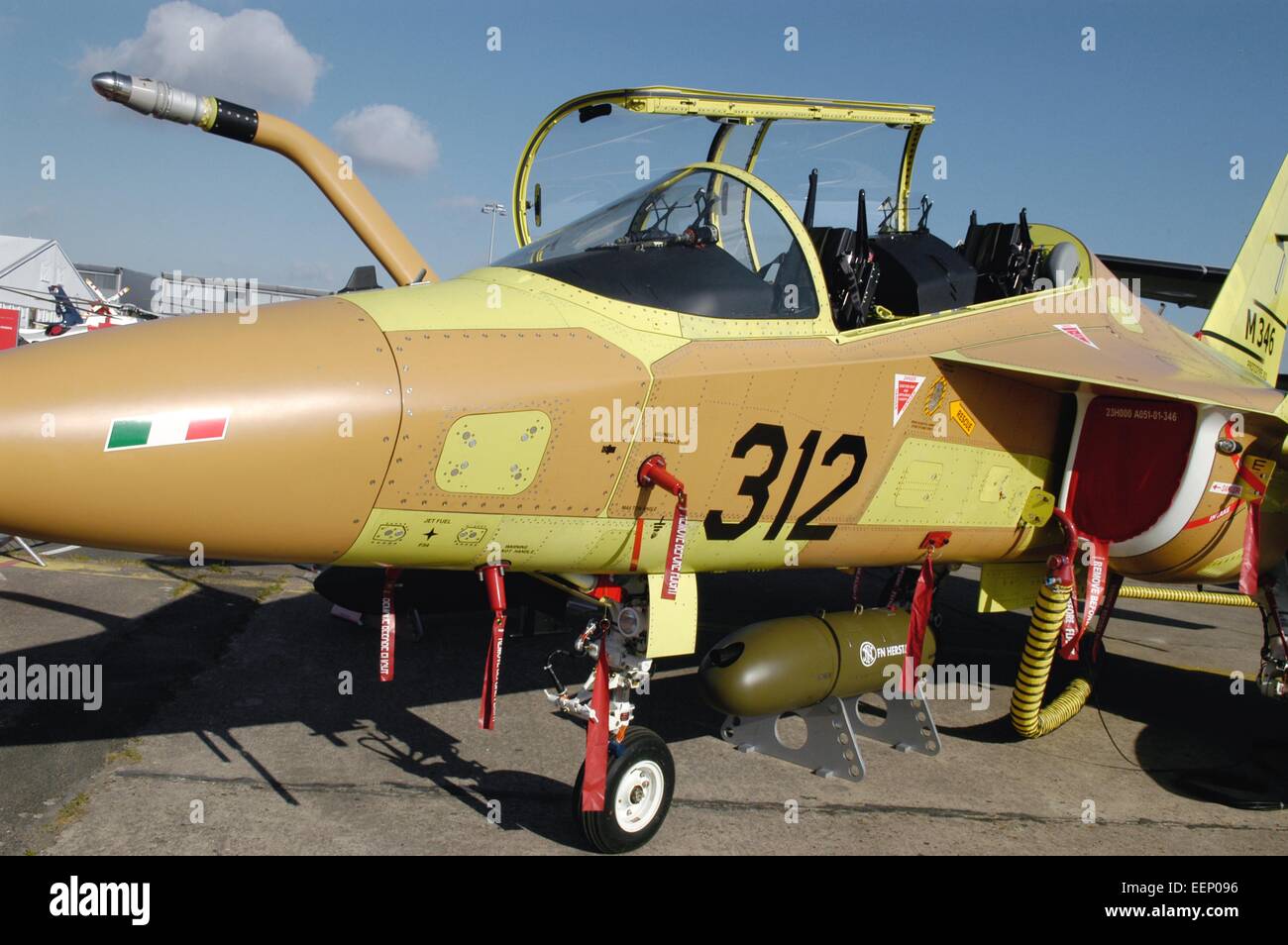 advanced military training aircraft Aermacchi M 346 Stock Photo - Alamy