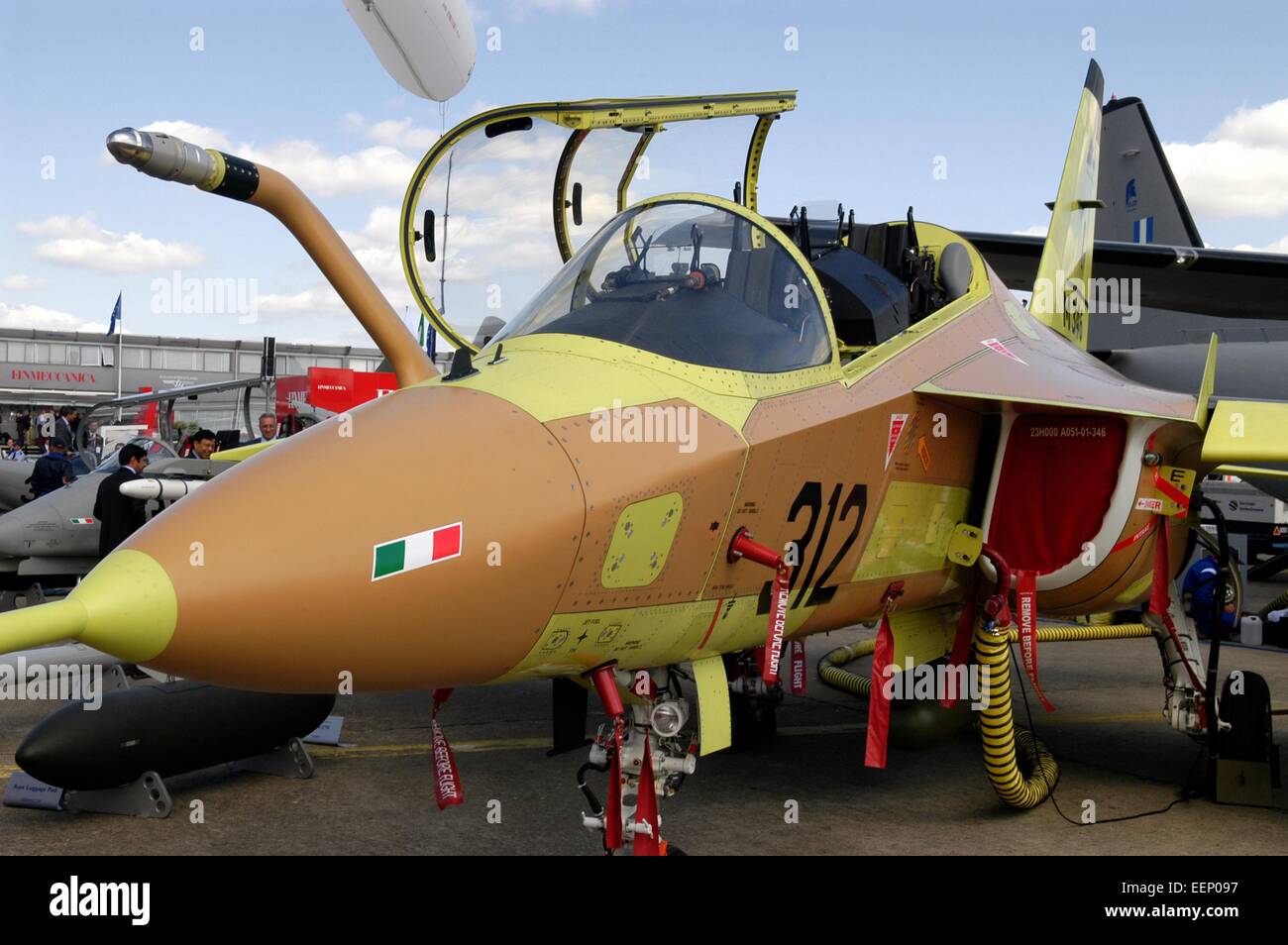 advanced military training aircraft Aermacchi M 346 Stock Photo - Alamy