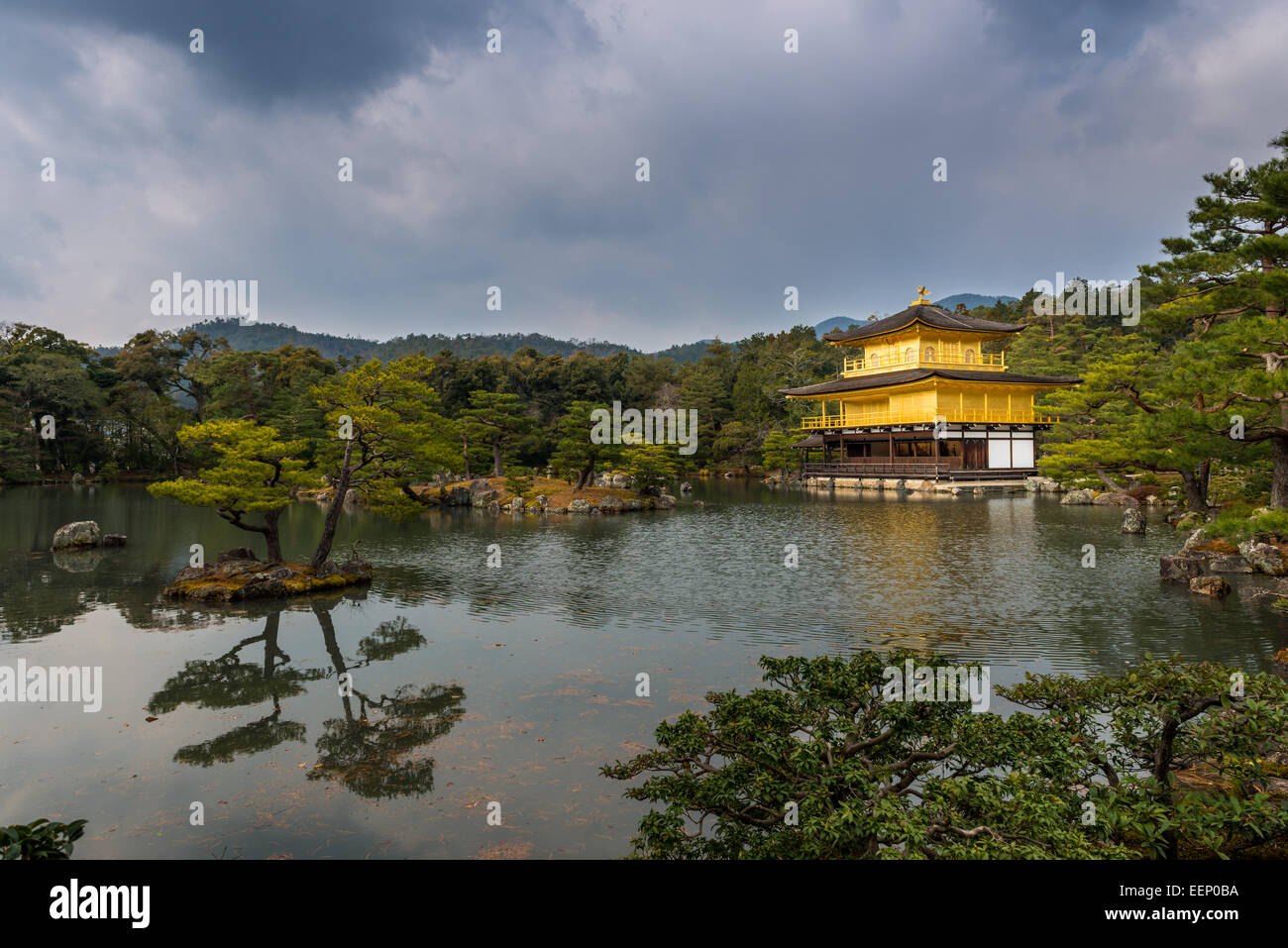 The Golden Pavilion (Kinkaku-ji) of Kyoto, Japan Stock Photo - Alamy