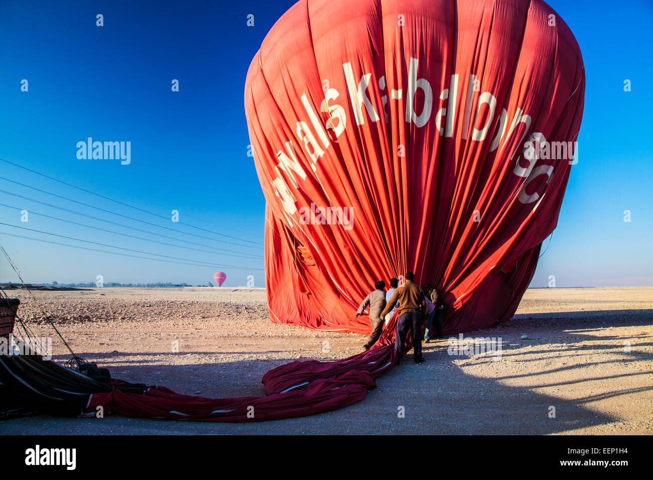 Deflated Hot Air Balloon High Resolution Stock Photography and Images ...